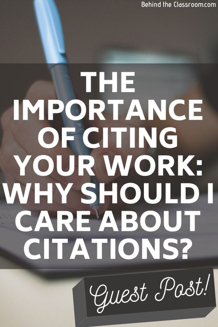 The Importance of Citing Your Work: Why Should I Care About Citations ...